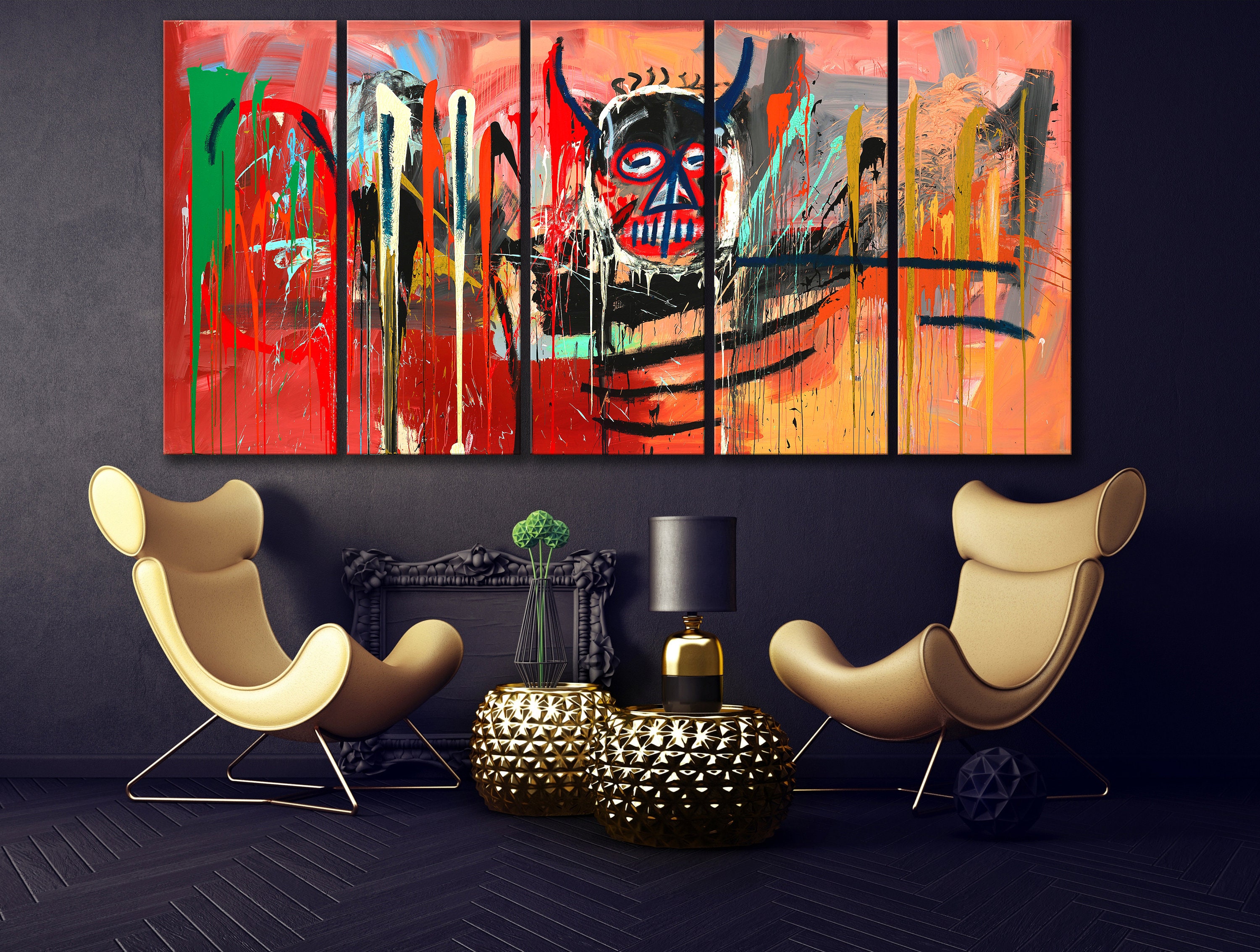Street Art Canvas Print Urban Graffiti Print Modern Living - Etsy