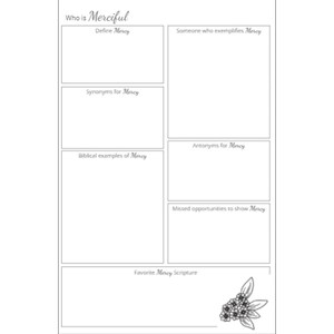 Blessed is She Who is Merciful Prayer Journal, Scripture Writing Plan ...