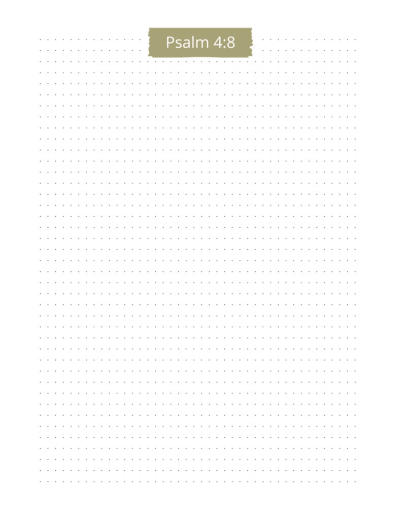 Bullet Journal, Scripture Writing Plan, Bible Study, What Can the ...