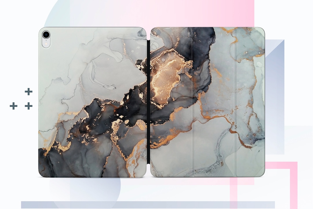 White Marble iPad Mini 6 Case iPad Pro 12.9 Magnetic Case Pro 11 2018 ...