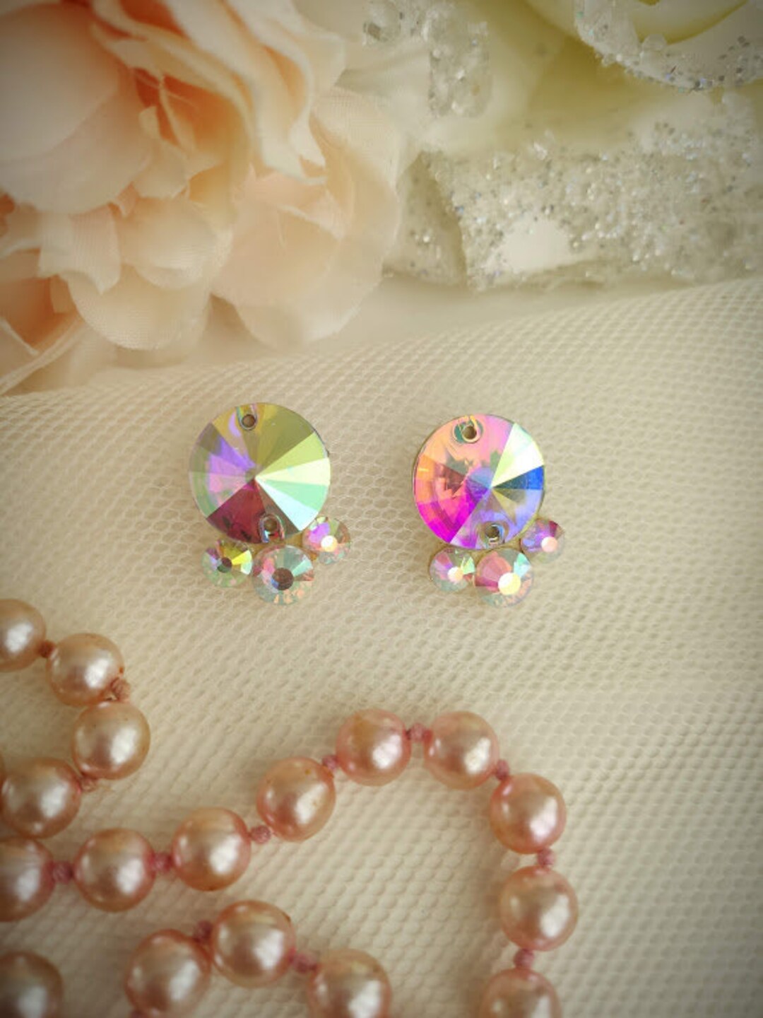 Necklace Earrings Ballroom Latin Dance Accessory Jewelry Rhinestone ...