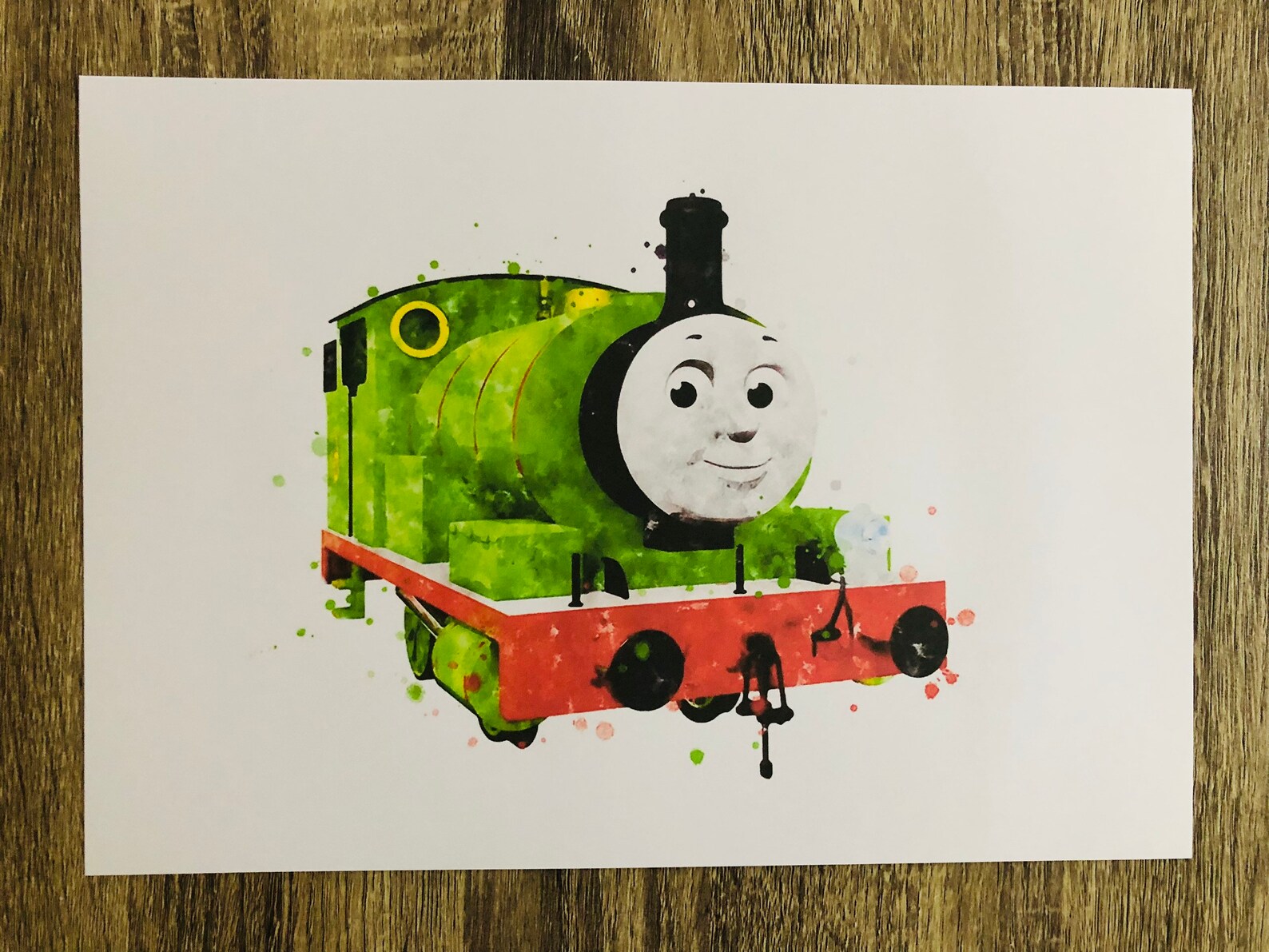 A4 Thomas the Tank Engine and Friends Train Percy Gordon James ...