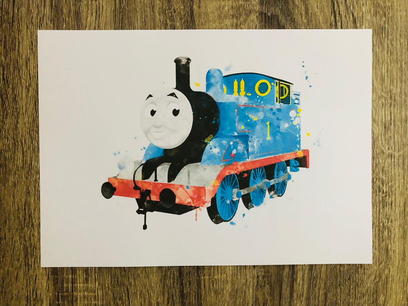 A4 Thomas the Tank Engine and Friends Train Percy Gordon James ...