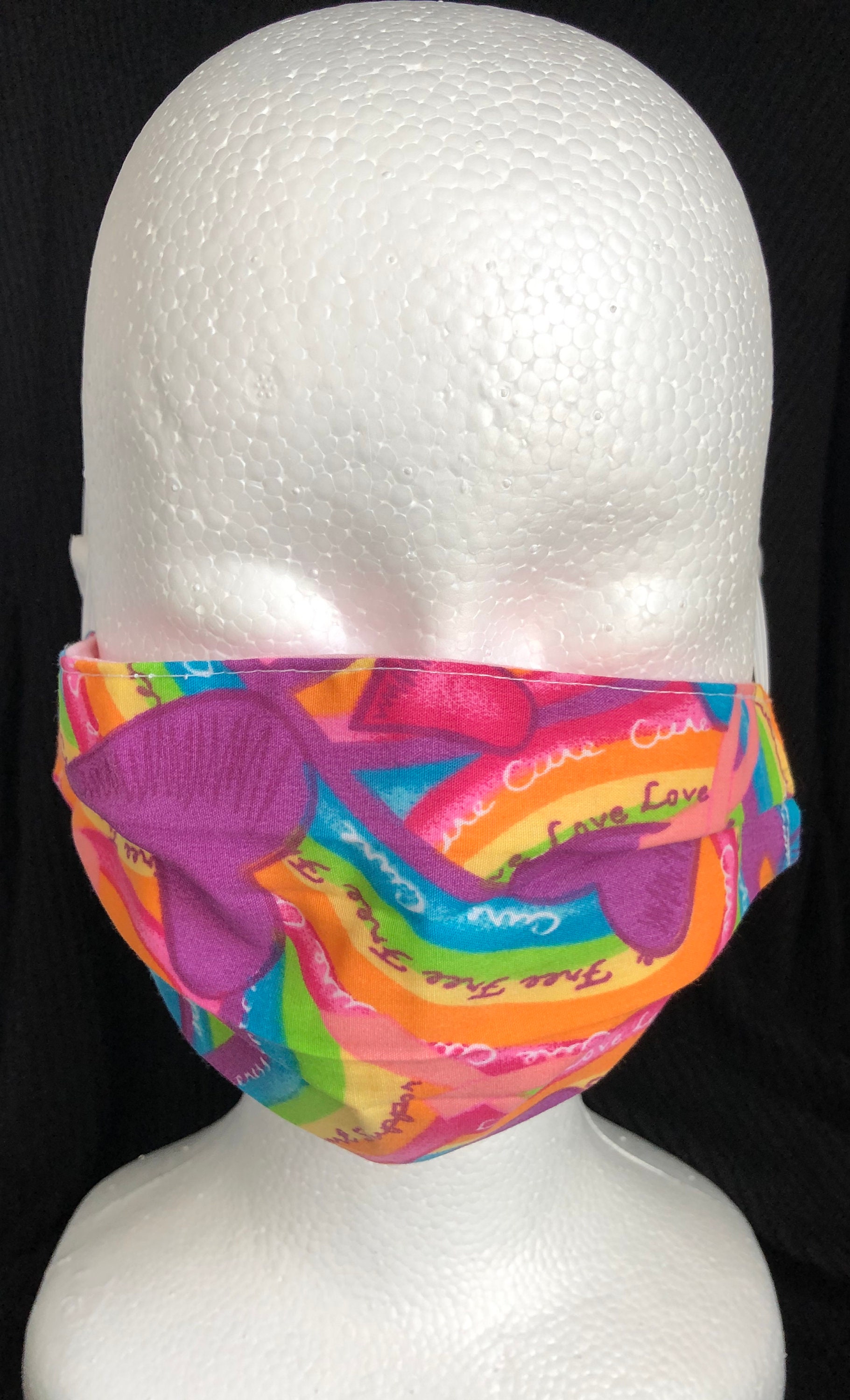 Brustkrebs Baumwolle Stoff Gesichtsmaske mit Filter - Etsy.de