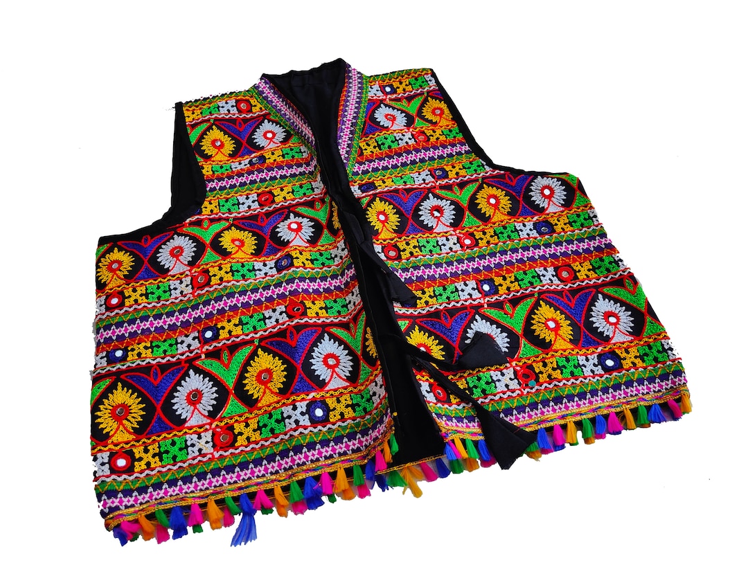 Banjara Rabari Keriya Jacket,gujarati Zari Embroidery Jacket, Boho ...