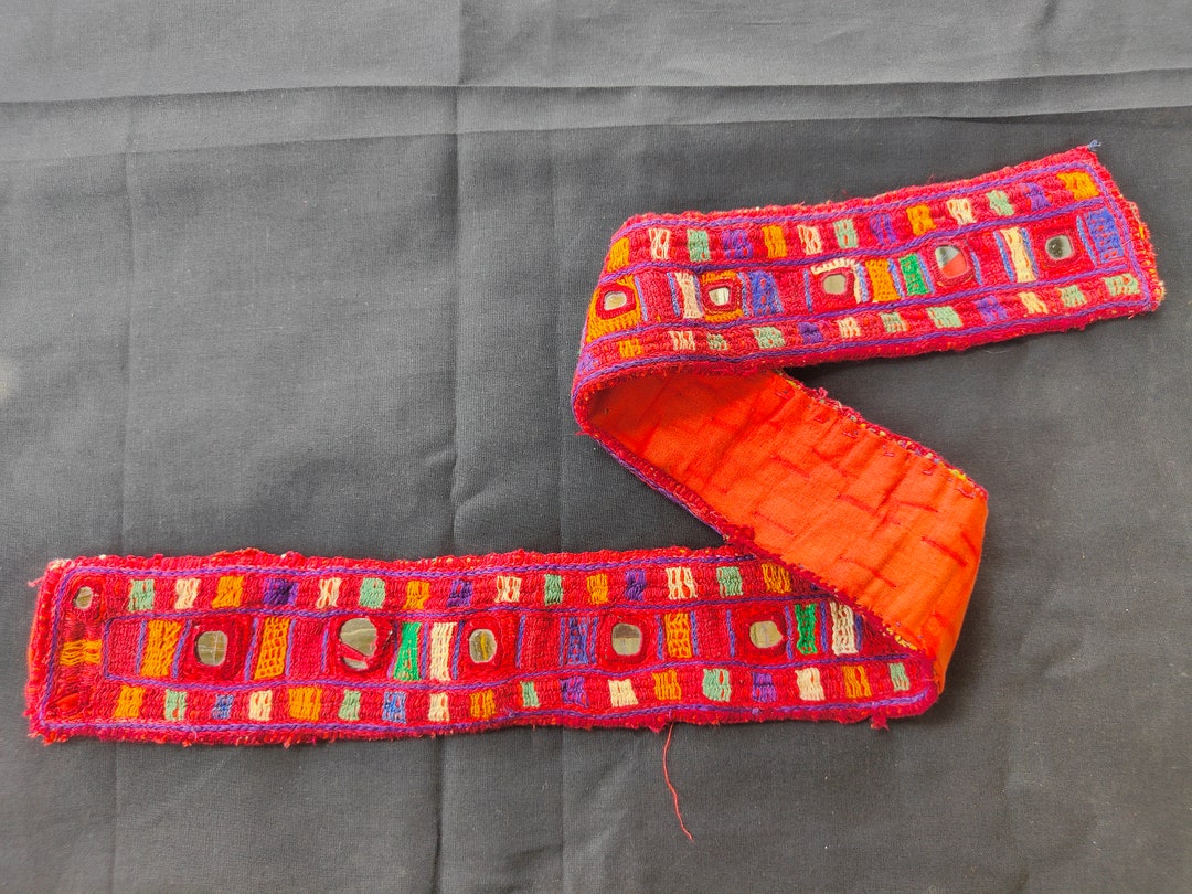 Antique Banjara Gala Belt,banjara Lambani Textile Gala Belt,hand ...