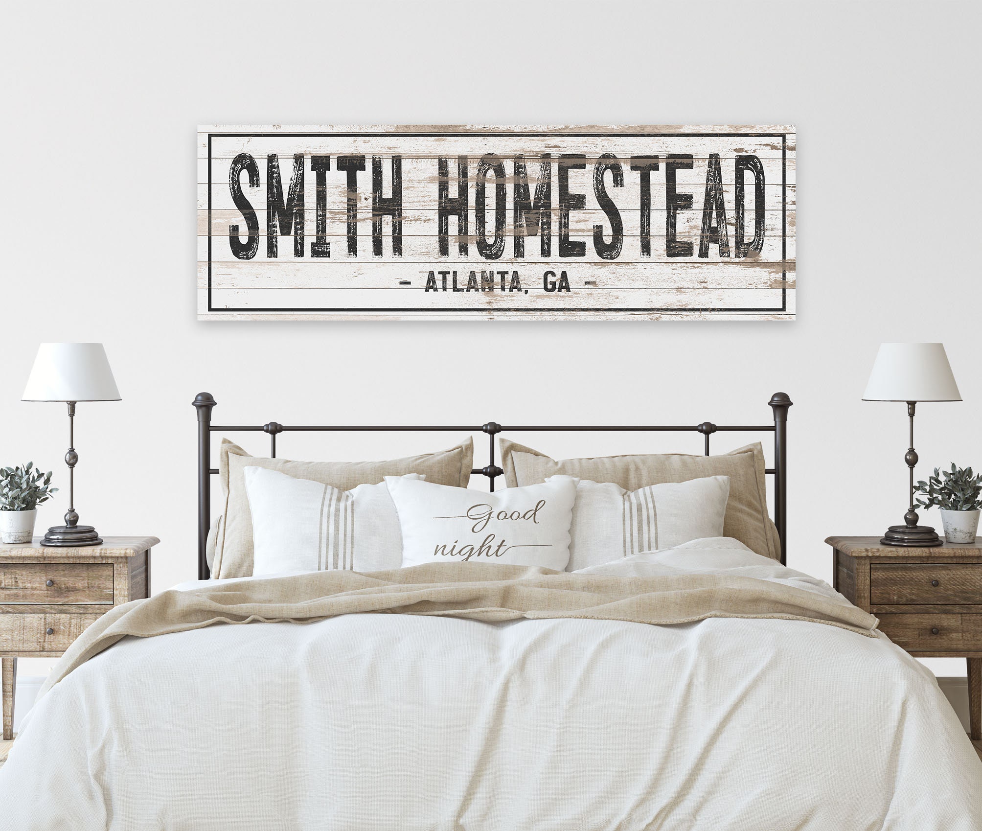 Vintage Inspired Farmhouse Sign Personalized Sign Shabby - Etsy