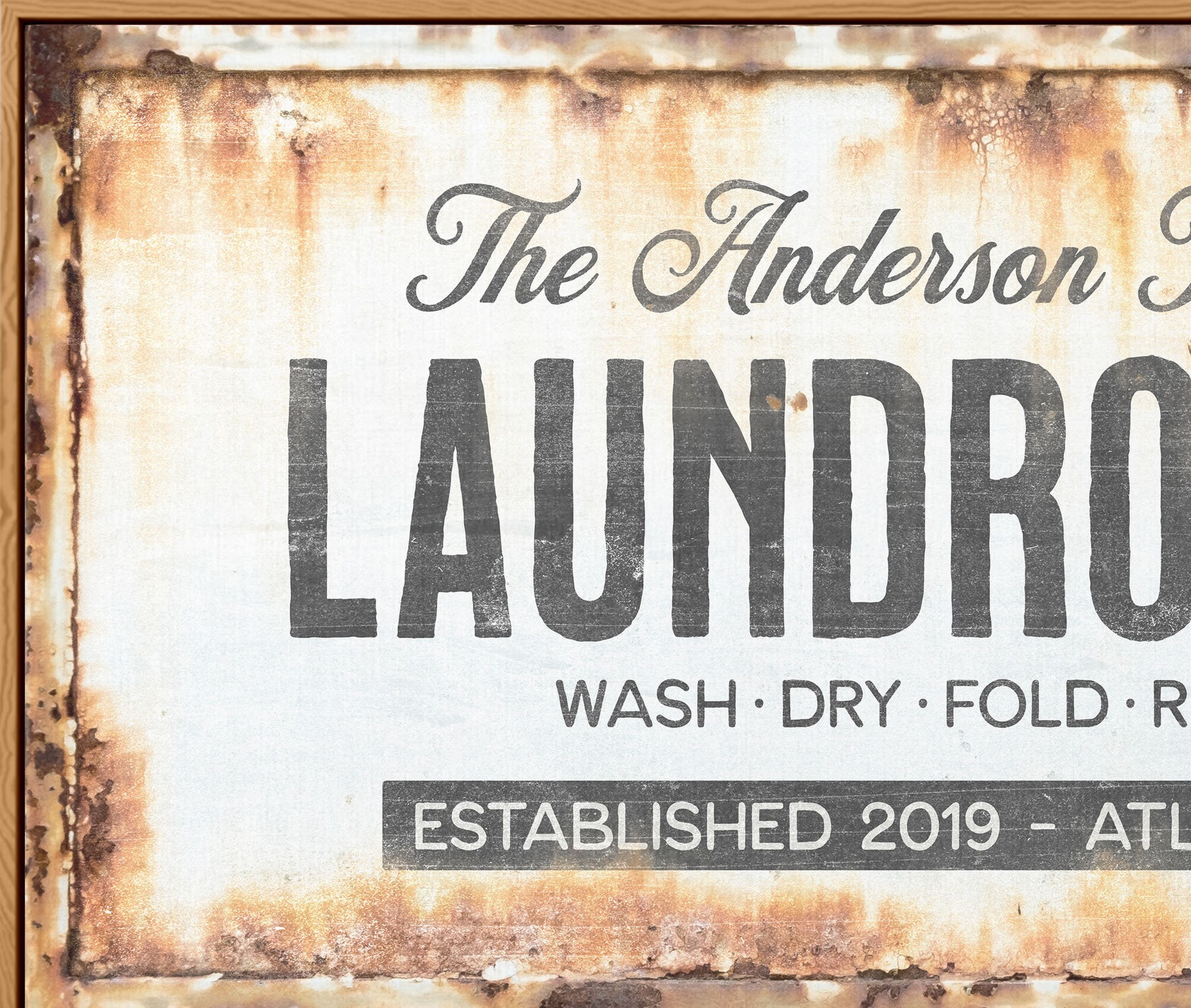 Rustic Laundry Sign Laundry Room Sign Farmhouse Style - Etsy