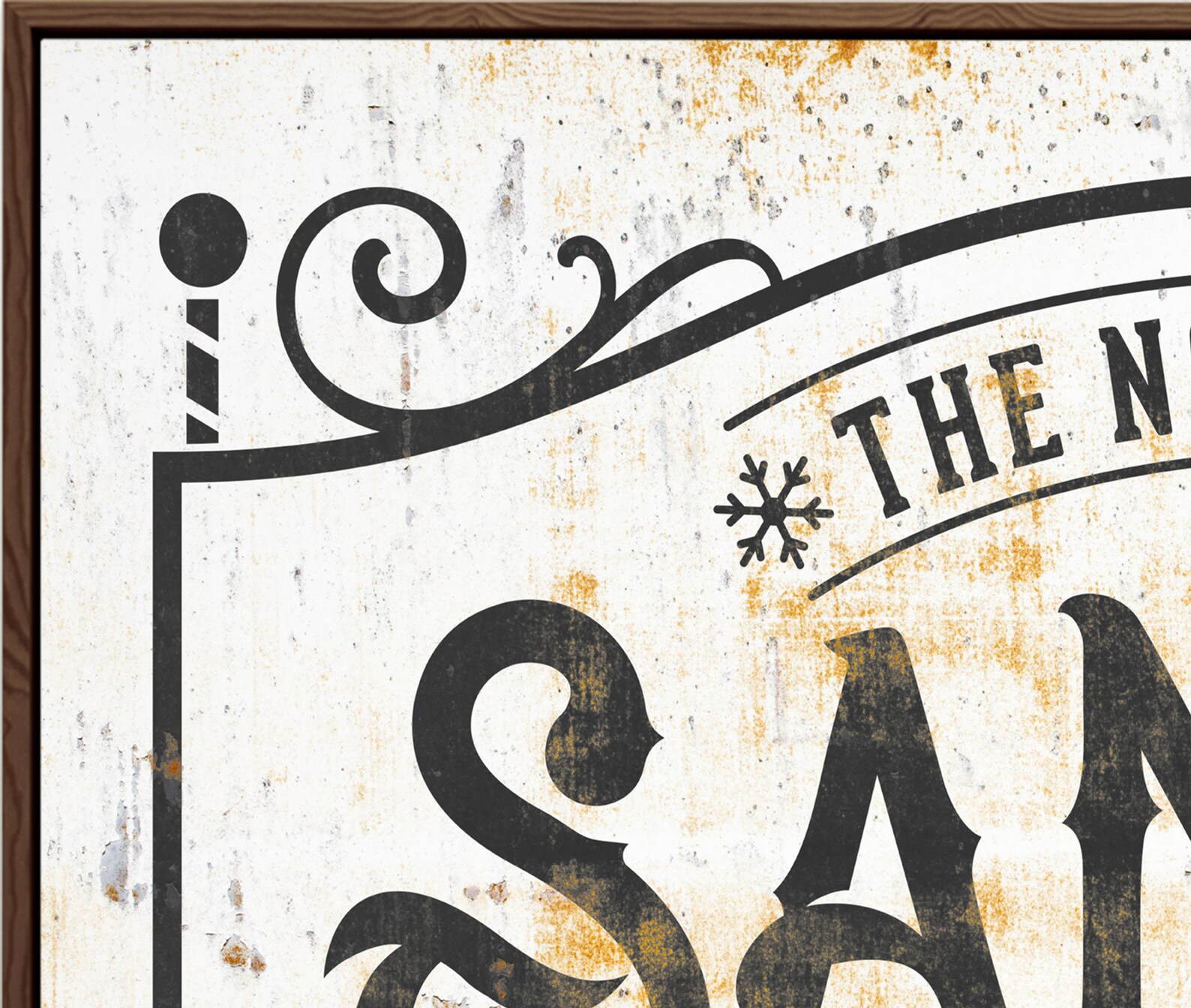 Vintage Festive Christmas Sign Rustic Holiday Sign Festive - Etsy