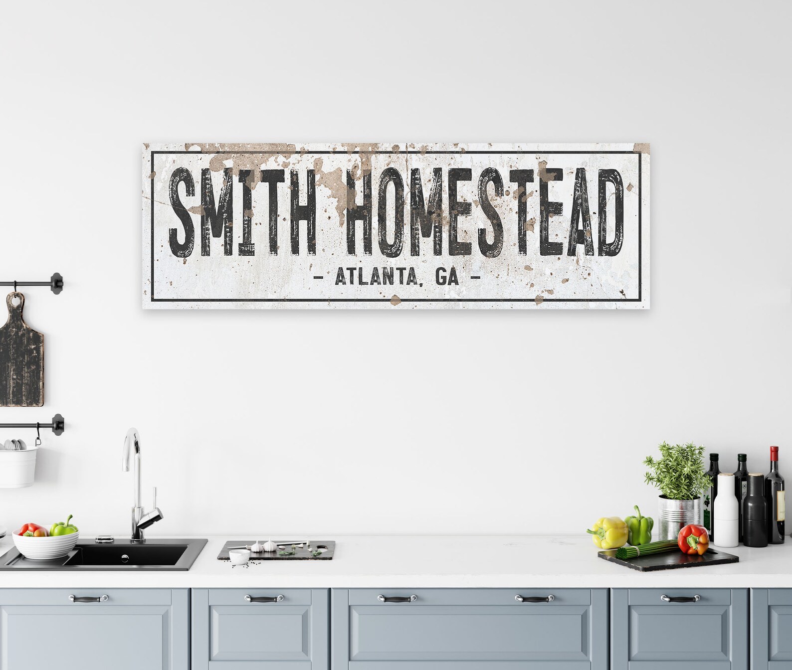 Vintage Inspired Farmhouse Sign Personalized Sign Shabby - Etsy