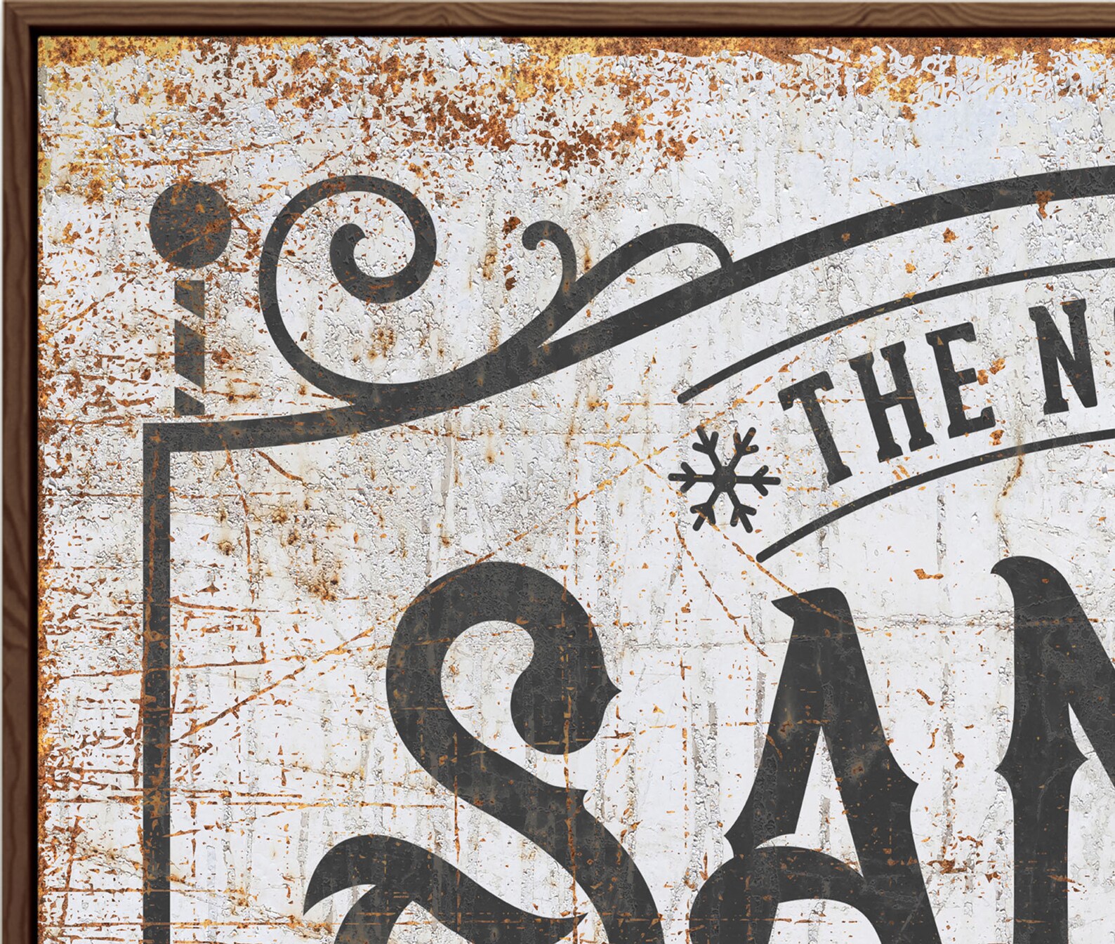 Vintage Festive Christmas Sign Rustic Holiday Sign Festive | Etsy