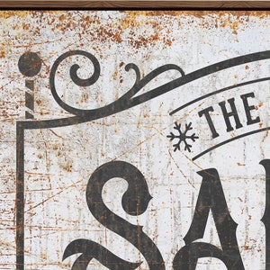 Vintage Festive Christmas Sign Rustic Holiday Sign Festive - Etsy