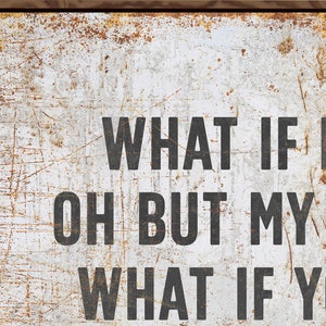 What If I Fall Sign Erin Hanson Quote Sign Motivational - Etsy