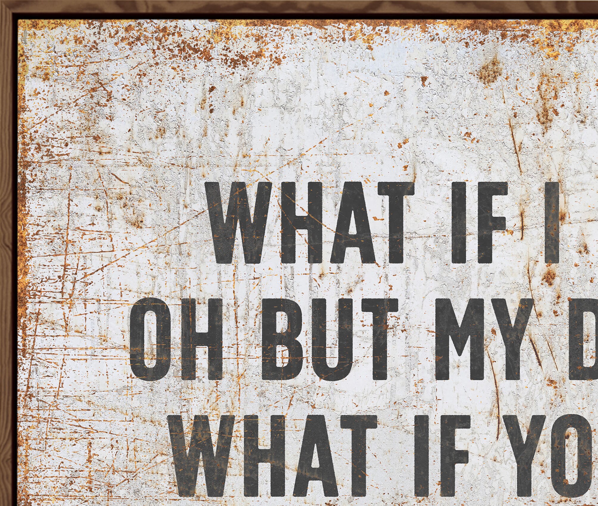 What If I Fall Sign Erin Hanson Quote Sign Motivational - Etsy