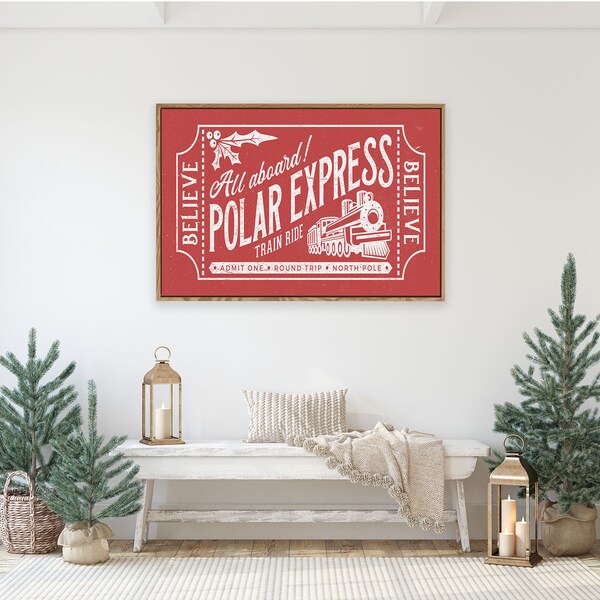 Polar Express Sign - Etsy