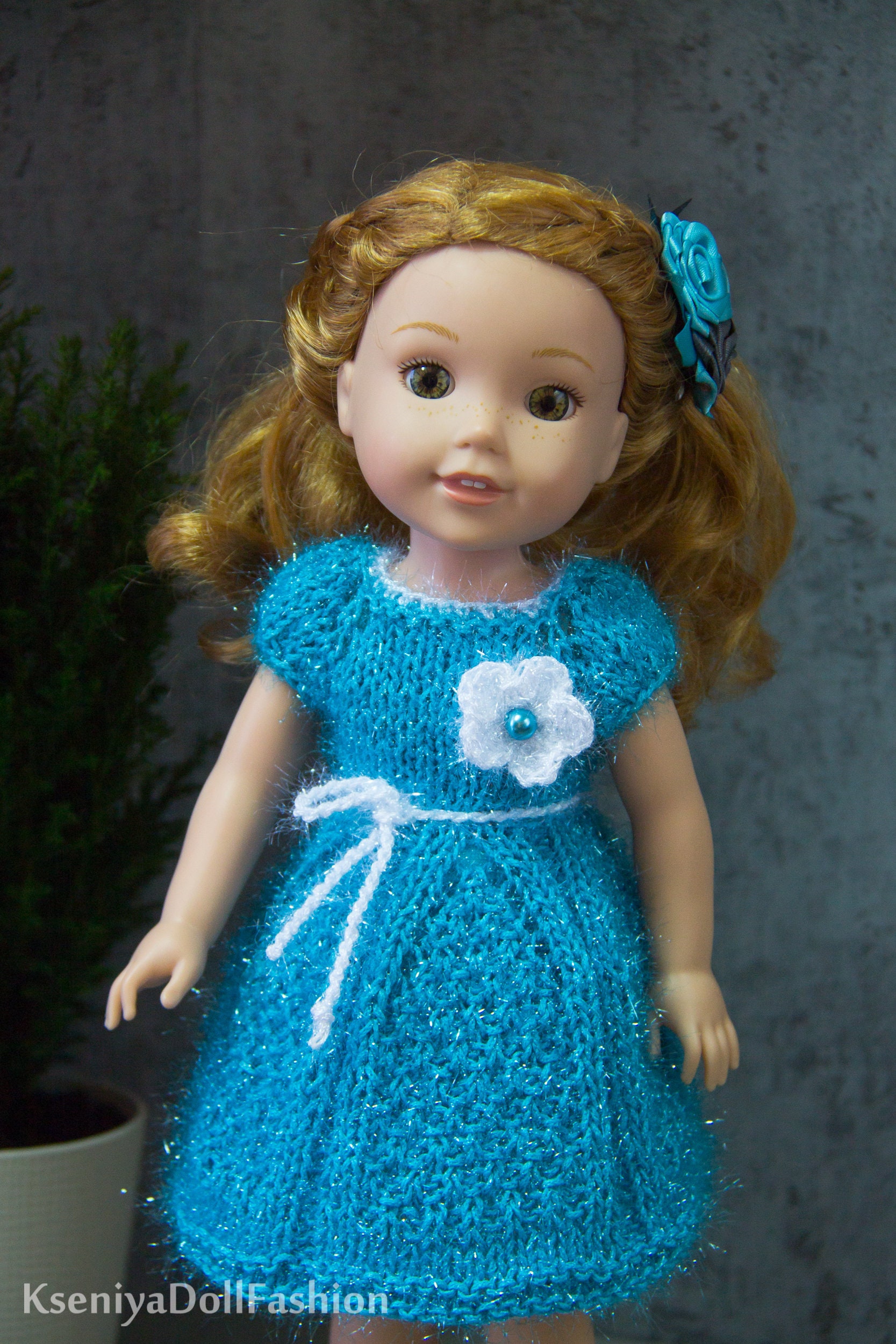 Wellie Wishers Doll Clothes Dress For Doll Ag Wellie Wisher Etsy