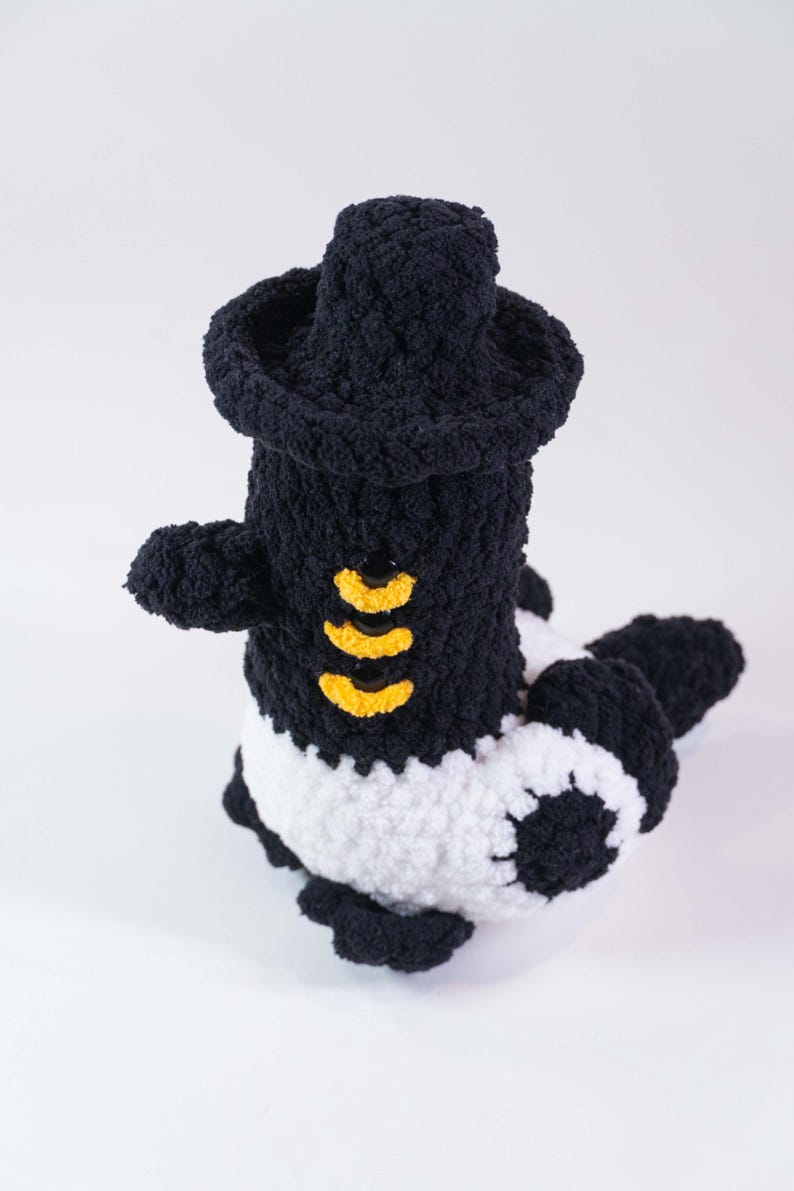 KPOP Demon Hunter Crochet Plushie Sussie Black Maboki Magpie Crow Bird ...