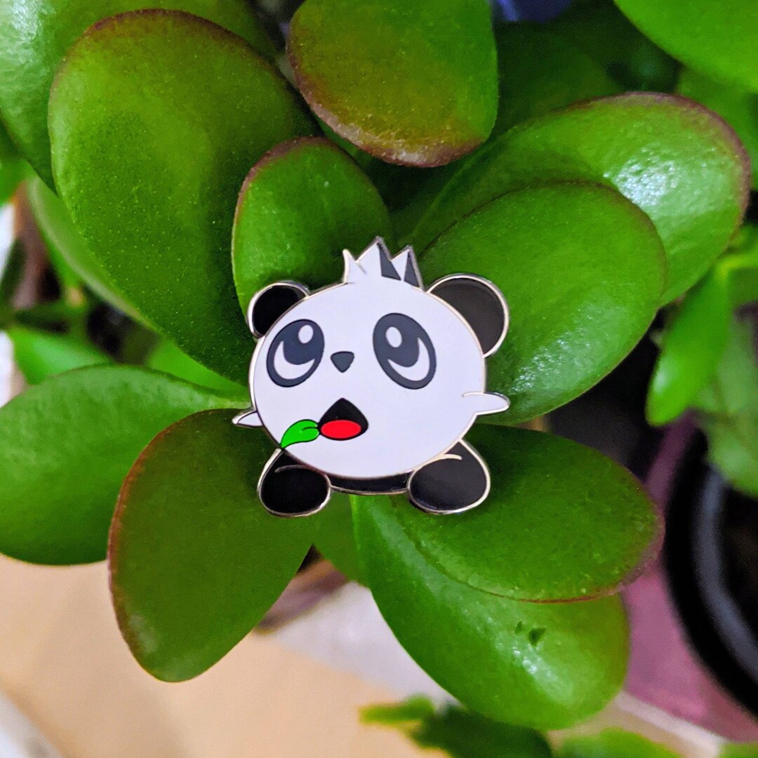 B Grade - Derpy Panda Hard Enamel Pin - Etsy