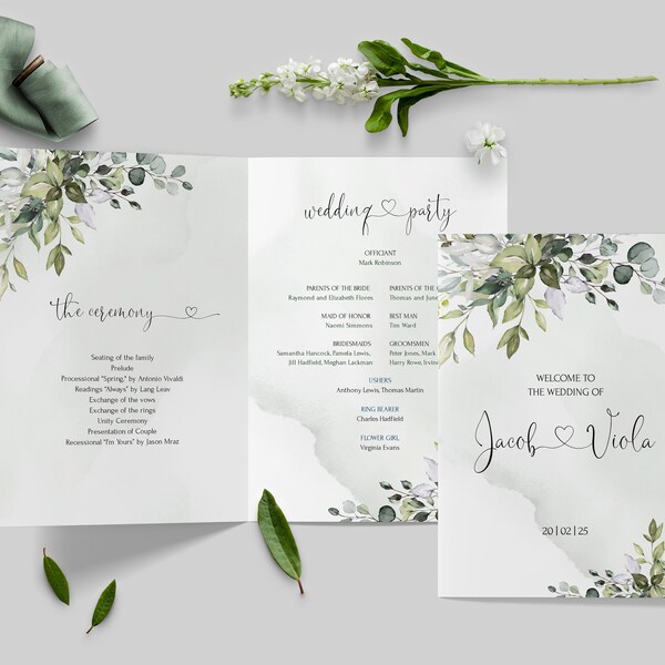 Folded Program - Etsy