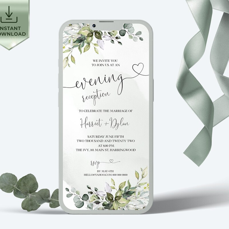 Evening Invite - Etsy UK