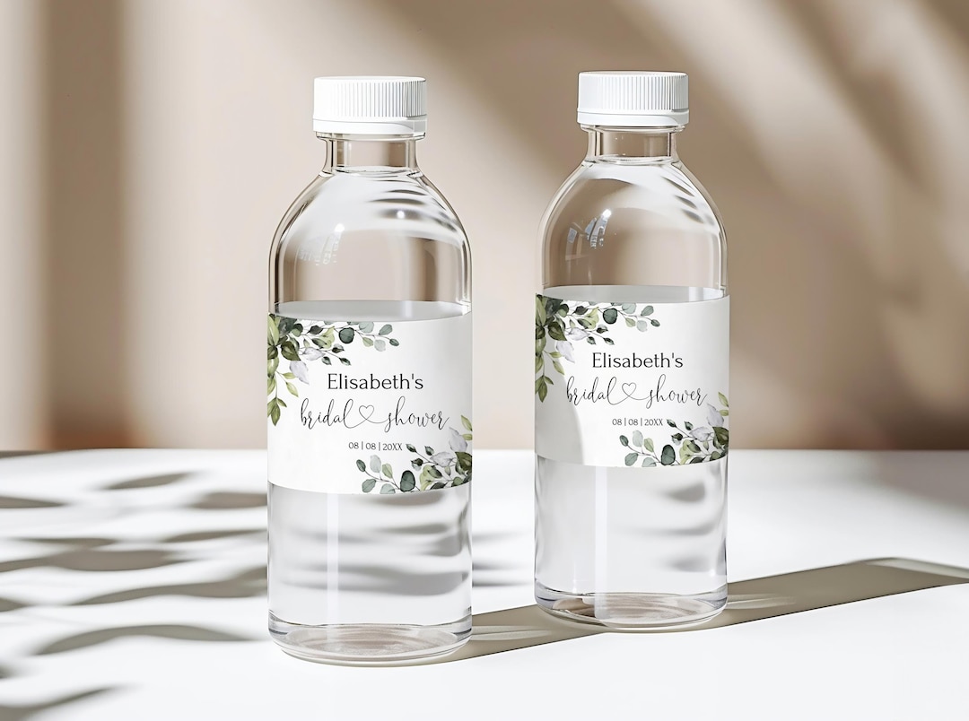 Modelo de etiqueta para garrafa de água para chá de panela, etiqueta ...