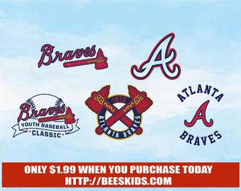Atlanta Braves Cricut | Etsy