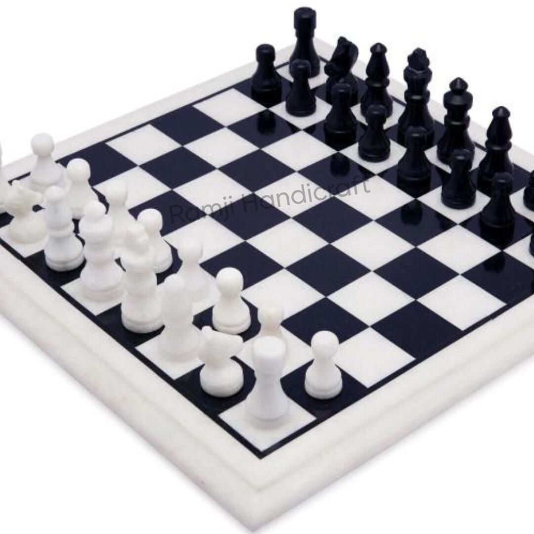 12x12" Luxury Chess Set | Chess Board and Pieces / Handcrafted Marble ...