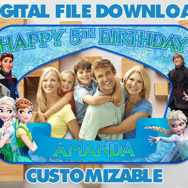 Frozen Photo Booth - Etsy