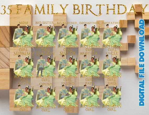 Drawing & Illustration Princess Tiana Set Family Princess Iron On Transfer Princess Tiana ...