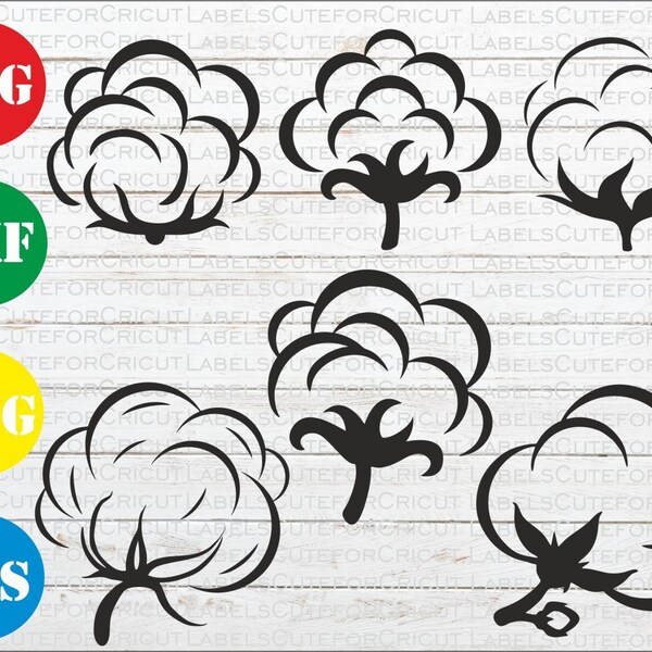 Cotton Svg Silhouette - Etsy