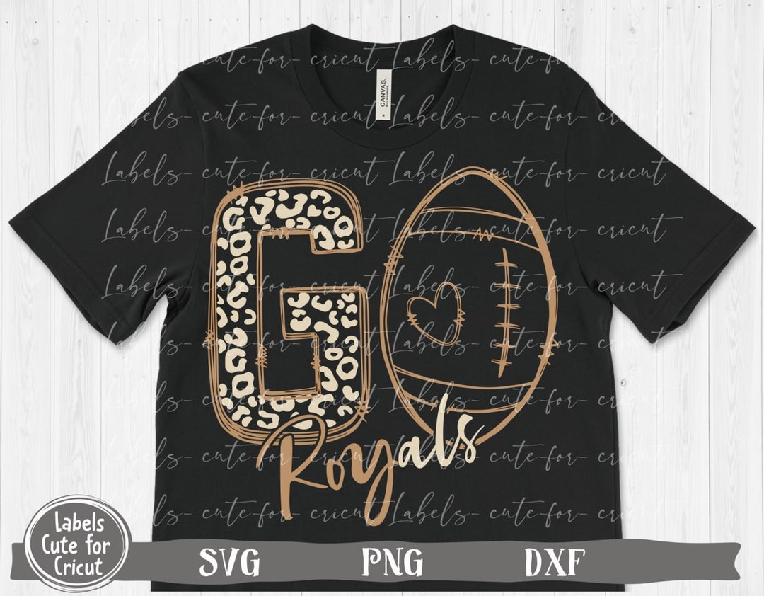 Go Royals svg Fútbol SVG Royals svg Camiseta de animadora - Etsy España