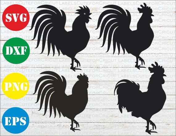 Rooster Svgrooster SVG Bundlerooster Silhouetterooster | Etsy