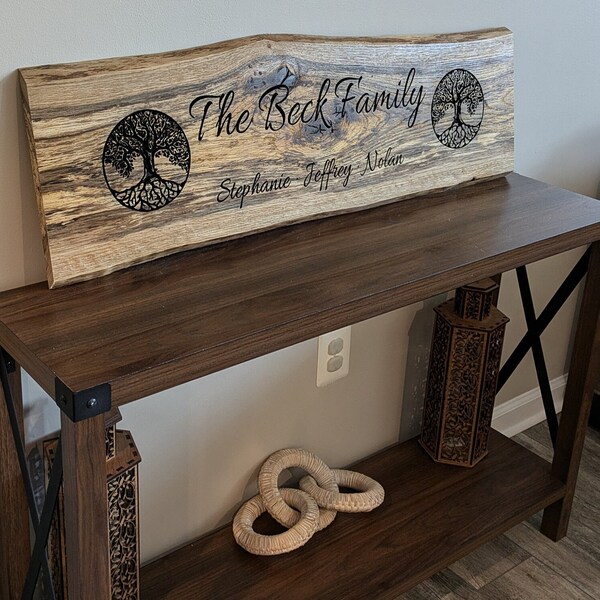 Live Edge Wood Decor - Etsy