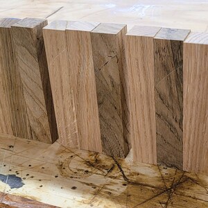 Red Oak Wood Turning Blanks, 18 Piece Set. (5 7/8"-6"x1 1/8") - Etsy