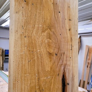 Spalted Hickory. Multi-figured Slab. Flattened, Planed, Vacuum Kiln ...