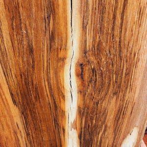 Spalted Red Oak Wood Slab. 90 " X 24 - 17" X 1 3/8 ". Live-edge. Multi ...