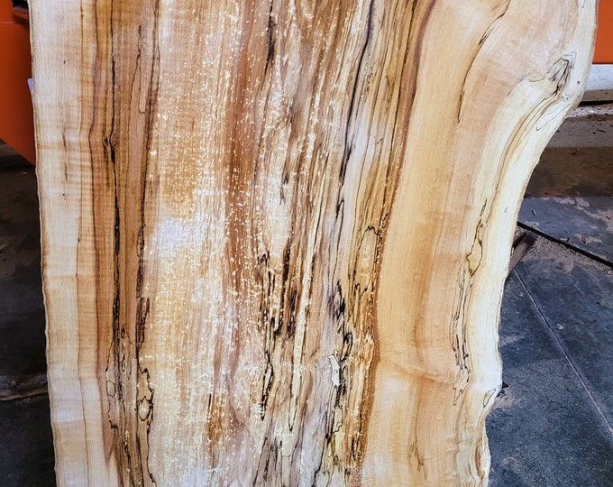 Spalted Hard Maple. Live-edge. Multi-figured Slab. Flattened, Planed ...