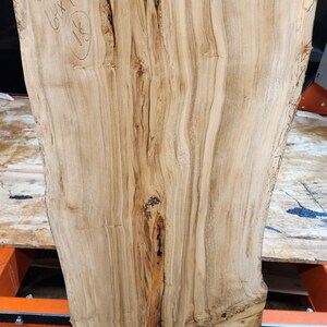 Gum Wood Slab. 64" X 17" X 1 1/8" Live-edge, Multi-figured Slab ...