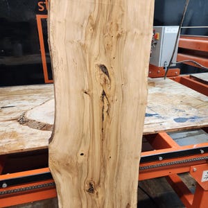 Gum Wood Slab. 64" X 17" X 1 1/8" Live-edge, Multi-figured Slab ...