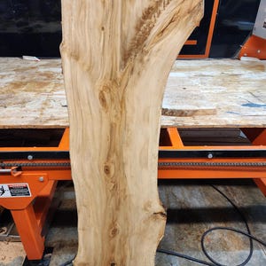 Gum Wood Slab. 60 X 17 14 X 1 3/16 Live-edge, Multi-figured Slab ...