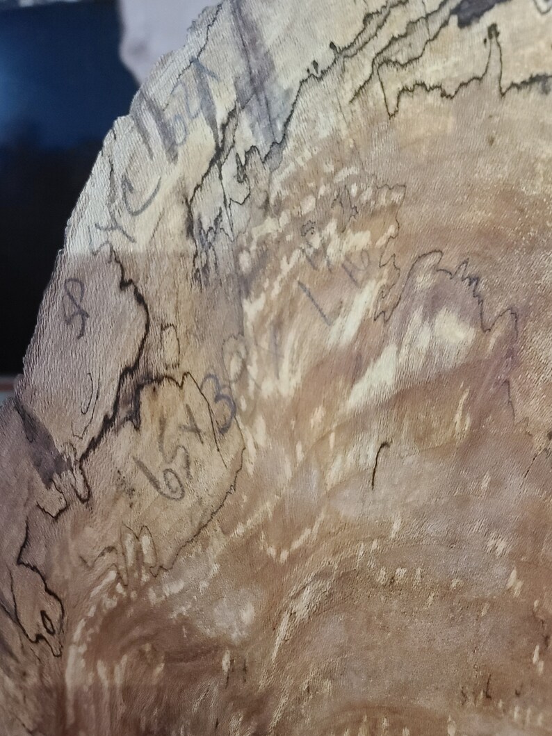 Spalted Sycamore Live Edge Multi Figured Slab Flattened Planed - Etsy