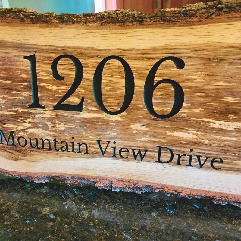 Wooden Address Sign - Etsy