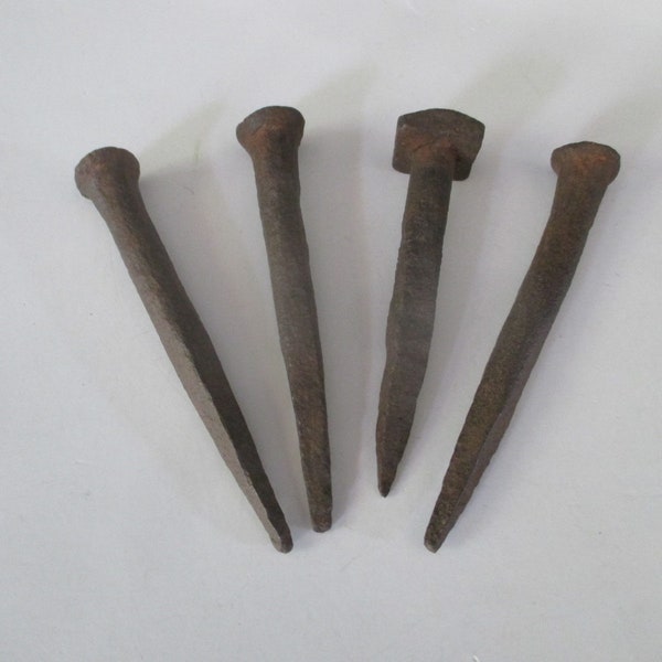 Antique Hand Forged Spikes - Etsy