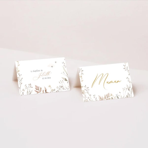 Table Place Marker - Etsy