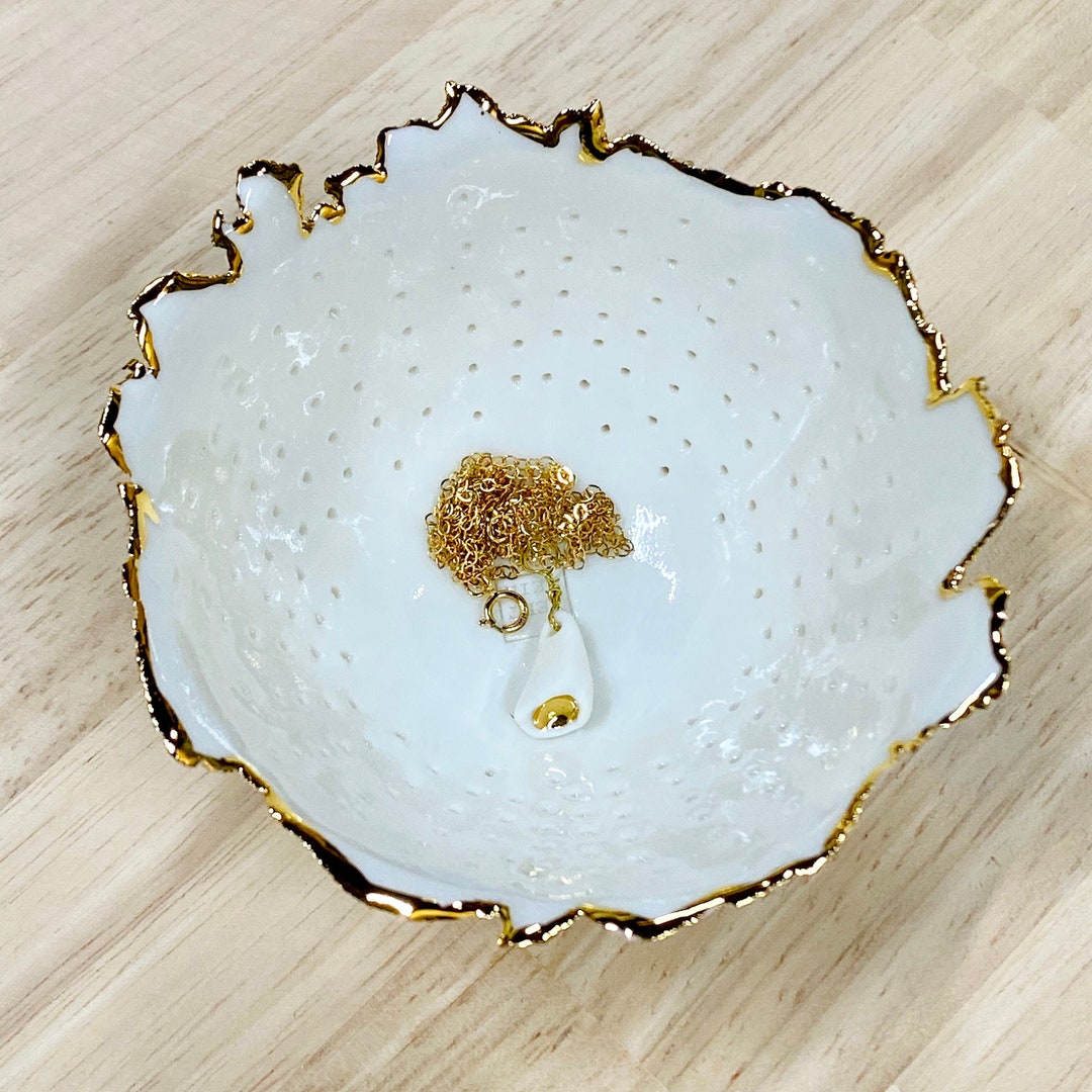 Unique Eggshell Porcelain Bowl With Holes. - Etsy