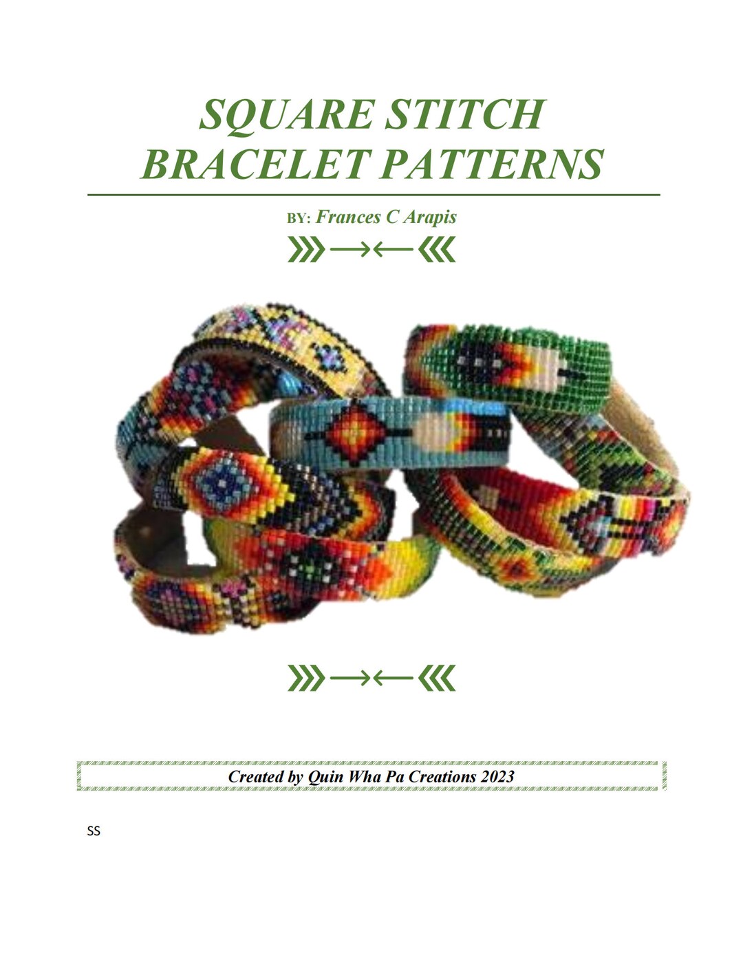 Square Stitch Pattern Ebook - Etsy