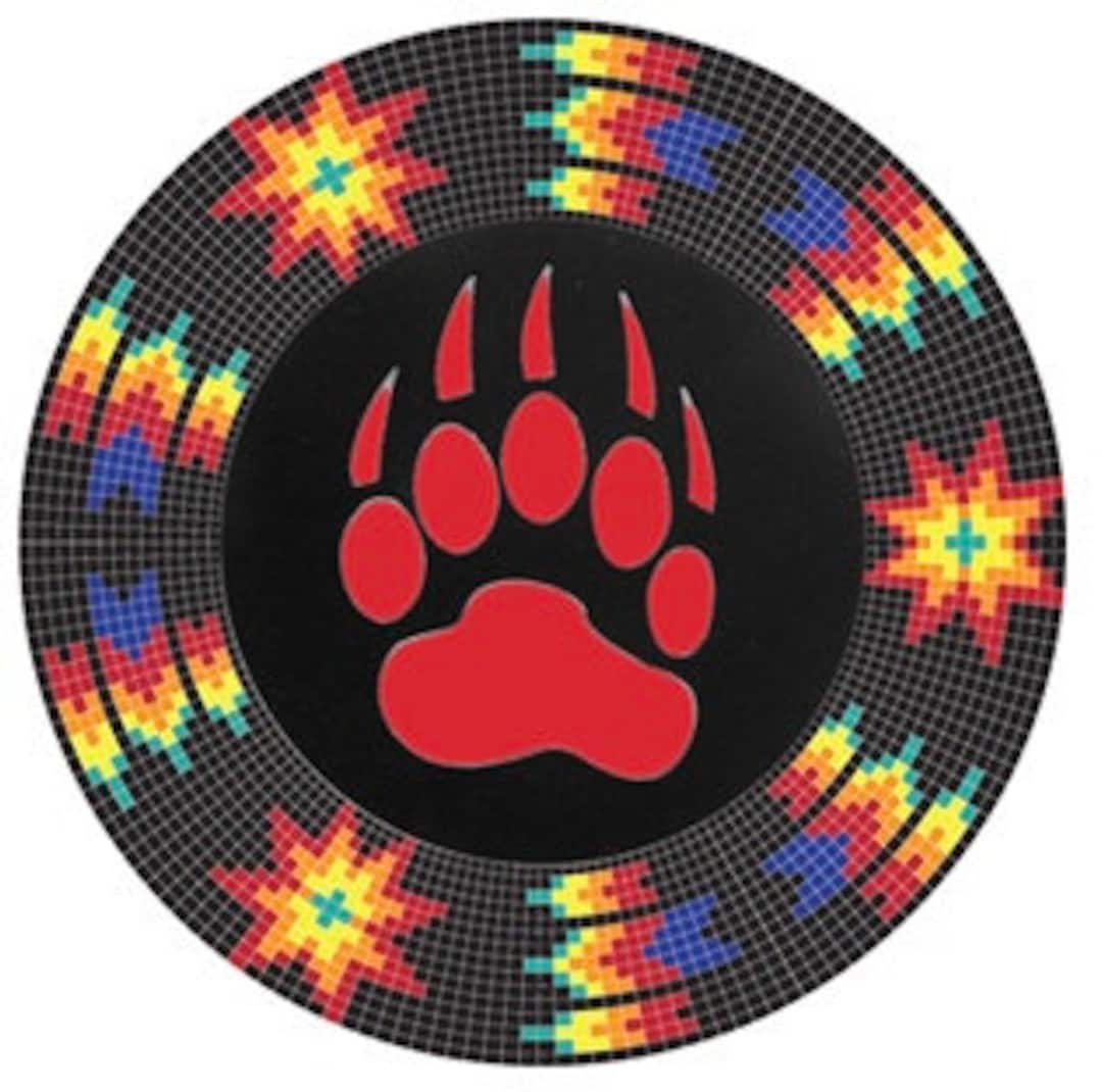 Red Bear Paw Beading Cabs - Etsy