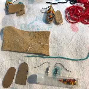 Beaded Moccasin Earrings Kit - Etsy