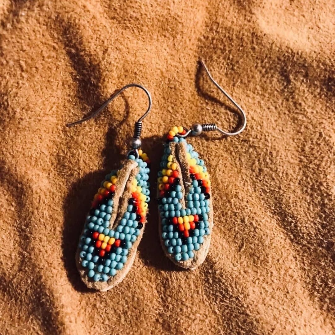 Beaded Moccasin Earrings Kit - Etsy