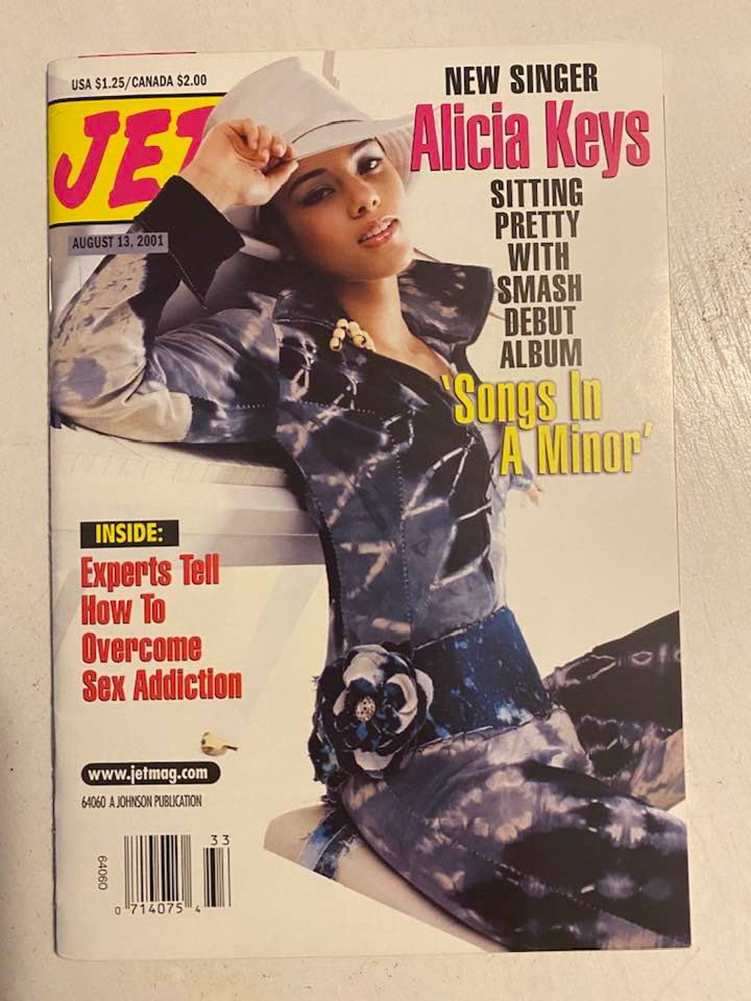 Jet Magazine Back Issue August 13 2001 Alicia Keys 3720 - Etsy